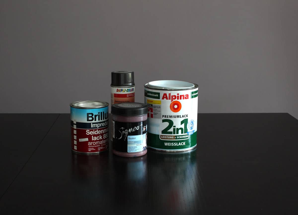 Acryllack und Kunstharzlack - Unterschiede, Vorteile und Nachteile