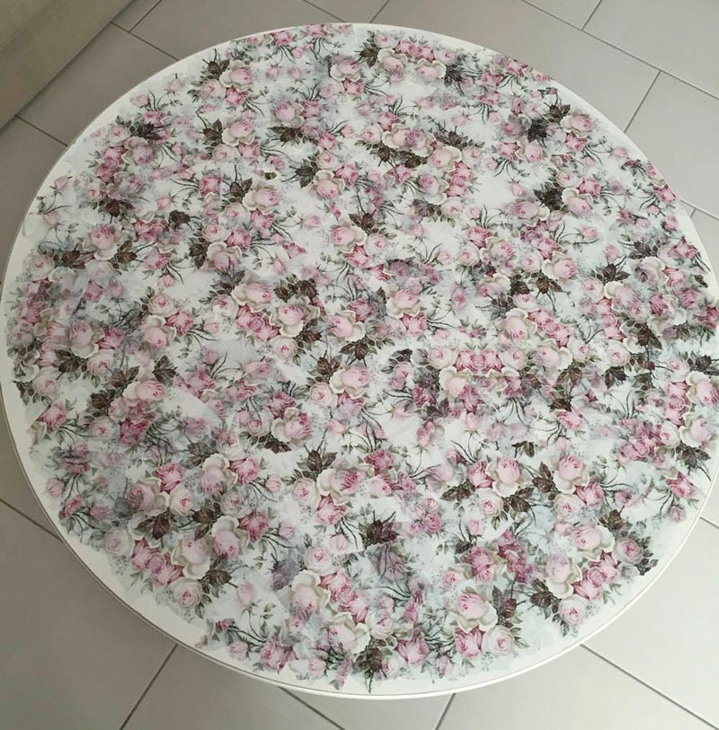 Leserprojekt: Ein hübscher Rosen-Tisch gemacht von Adriane